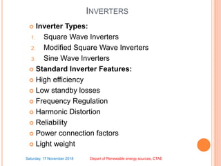 Photovoltaic modules & sizing of pv system | PPTX