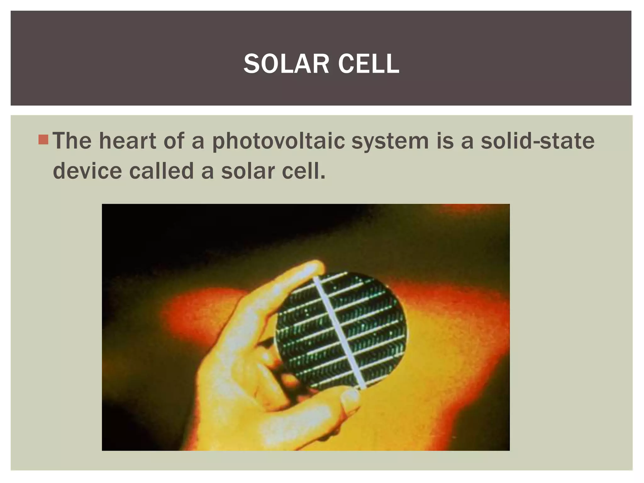 Photovoltaic (PV) LED Lightning system | PPTX