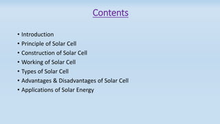 Photovoltaics cell | PPTX