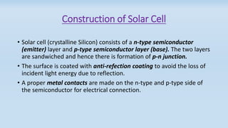 Photovoltaics cell | PPTX