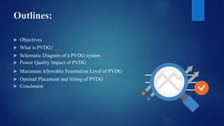 Photo voltaic system in power system | PPT