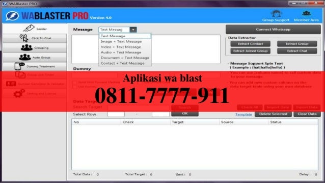 aplikasi wa blaster 0811-7777-911(Hp/wa) | PPTX