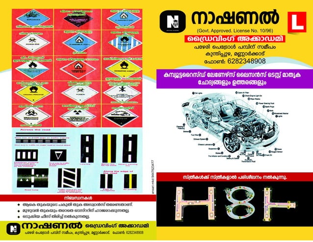 Driving Licence Learners Test Exam Learning book Malayalam by NDA.pdf