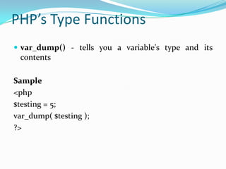 Php-Continuation | PPT