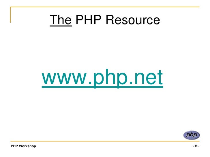 PHP Powerpoint -- Teach PHP with this