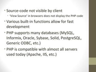 Php | PPT | Free Download