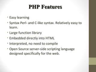 Php | PPT | Free Download