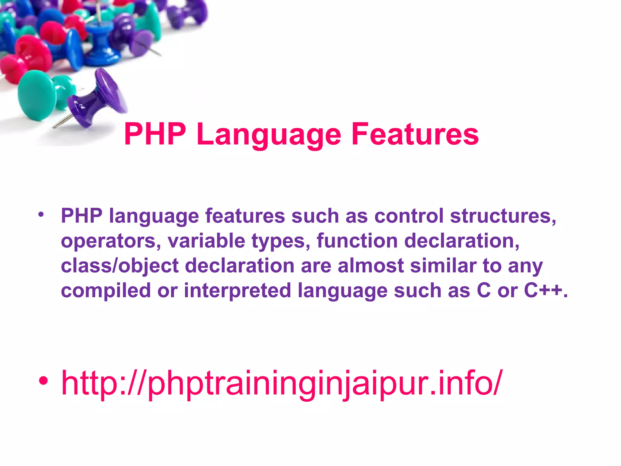 Introduction About PHP | PPT