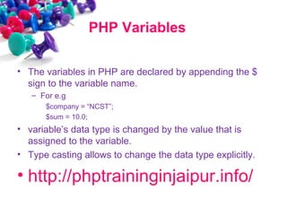 Introduction About PHP | PPT
