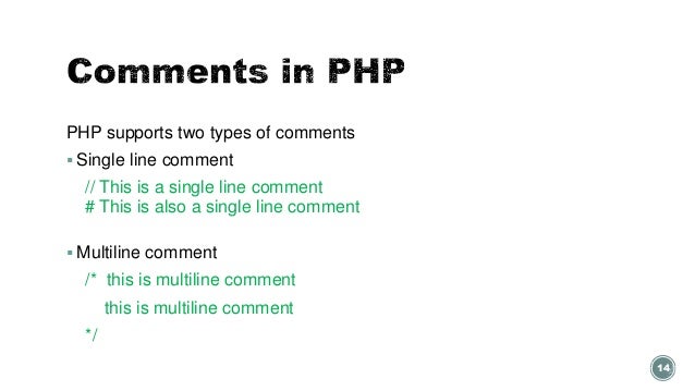Basic of PHP