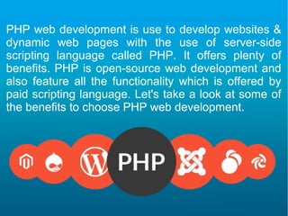 Advantages of Choosing PHP Web Development | PPT | Web Development ...