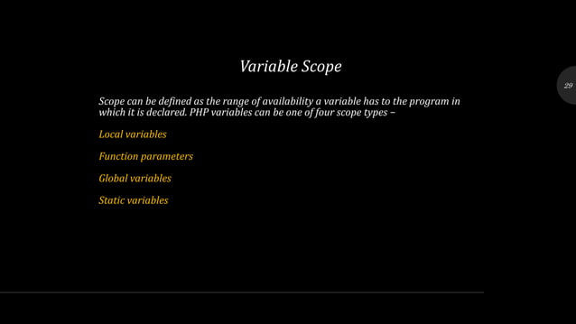 PHP Course (Basic to Advance) | PPTX