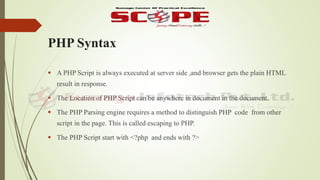 PHP.pptx is the Best Explanation of ppts | PPT