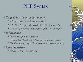 Php Chapter 1 Training | PPT