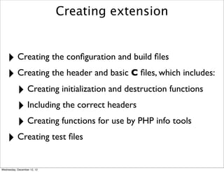 Building Custom PHP Extensions | PPT