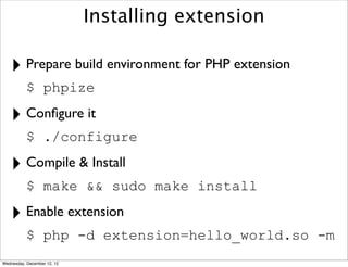 Building Custom PHP Extensions | PPT