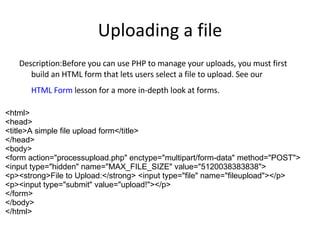 Php File Operations | PPT