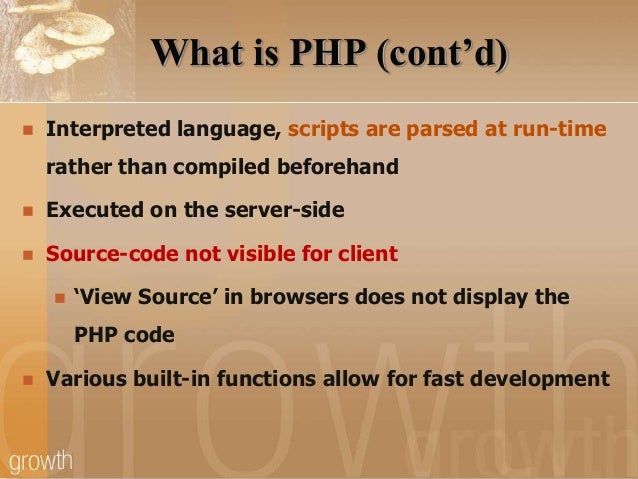 Php Hypertext Pre Processor