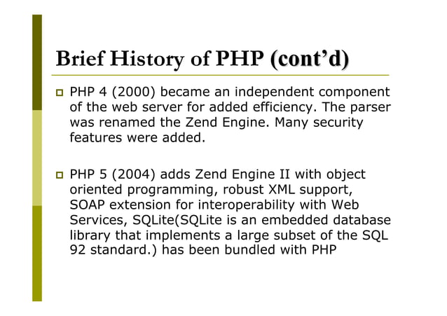 Php Introduction 