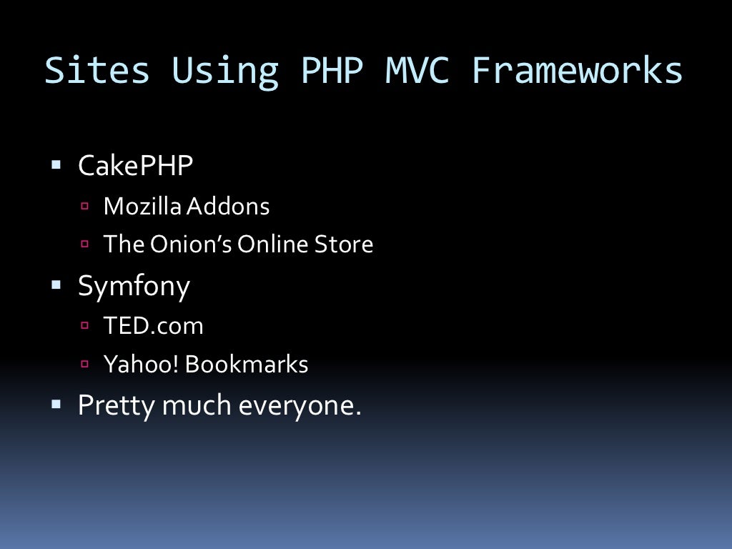 Php And Mvc