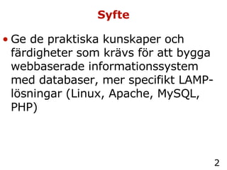 PHP och MySQL | PPT