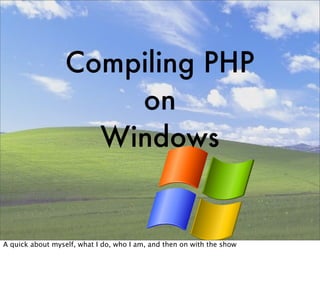 Php on Windows | PPT
