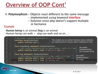 Php oop presentation | PPTX