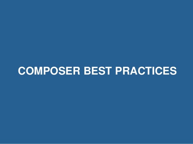 Php Dependency Management With Composer Zendcon 2017