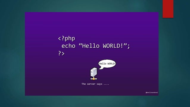 What is PHP ? | PPTX | Programming Languages | Computing