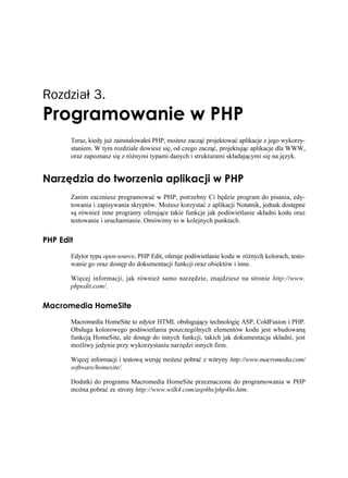 PHP. Programowanie w systemie Windows. Vademecum profesjonalisty | PDF