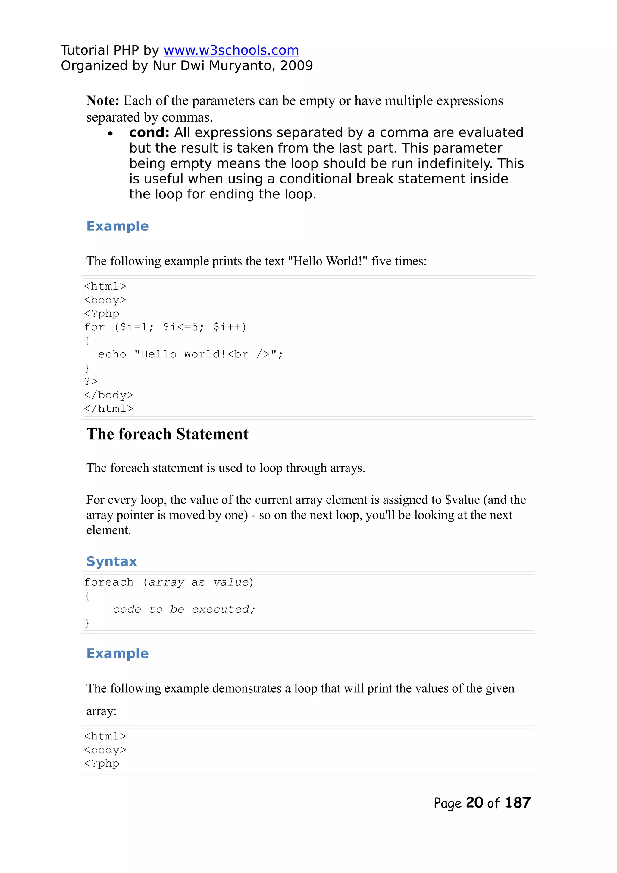 Php Tutorialw3schools Pdf 