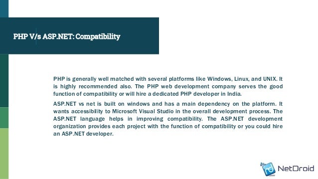 PHP Vs ASP.NET : How to Choose the Right One? | PPT