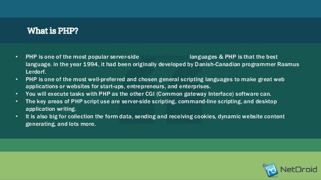 PHP Vs ASP.NET : How to Choose the Right One? | PPT