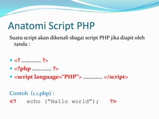 Php 1 | PPT