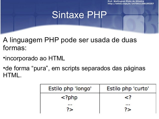 Introdução Ao Php Parte 2