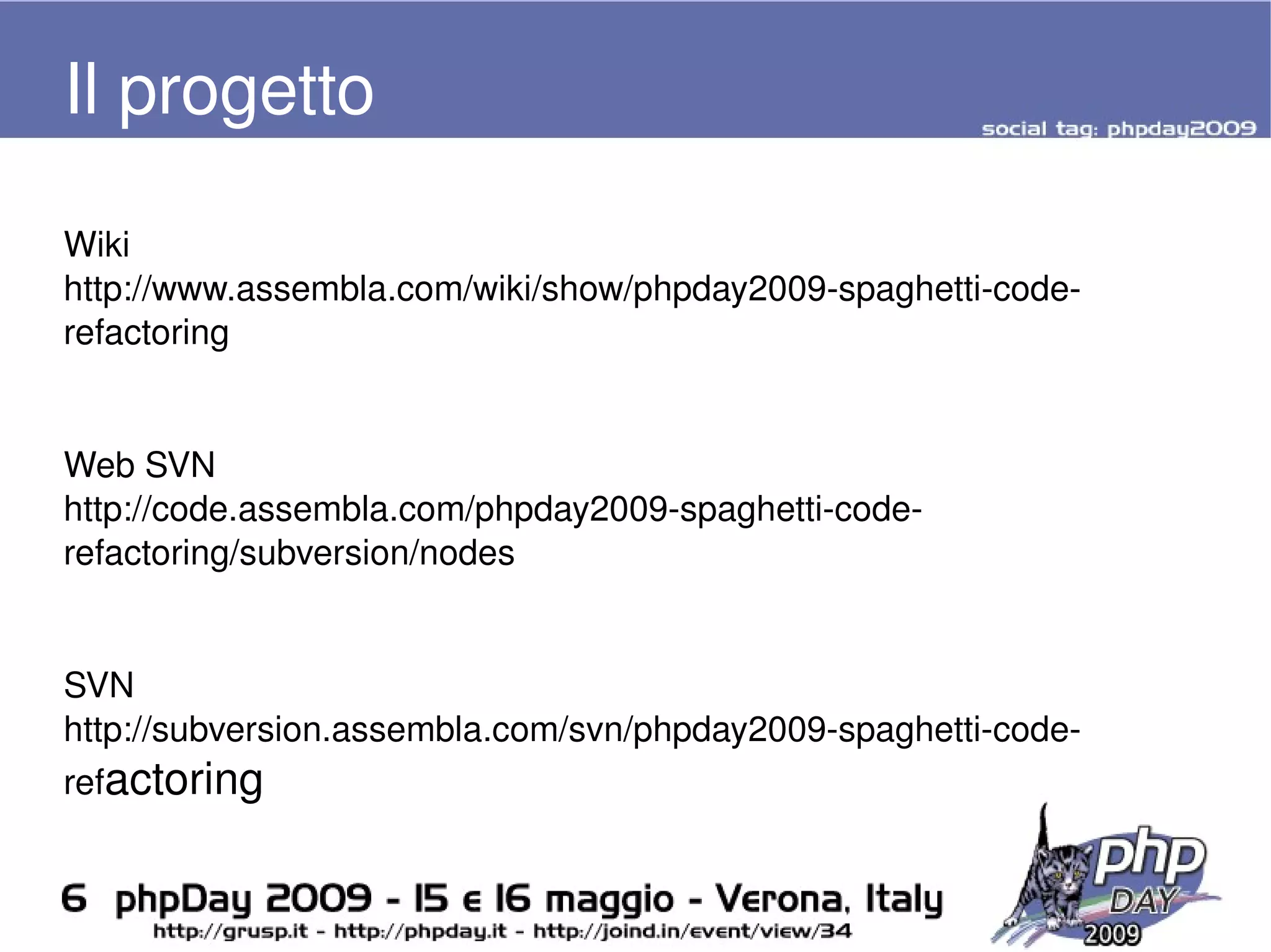 Spaghetti code refactoring | PPT