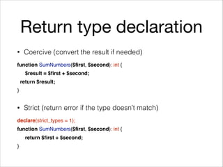 PHP 7.0 new features (and new interpreter) | PPT