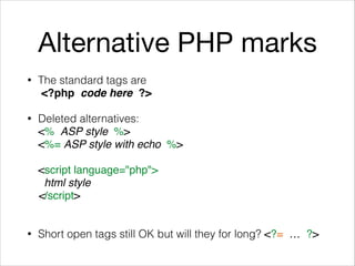 PHP 7.0 new features (and new interpreter) | PPT
