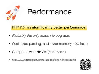 PHP 7.0 new features (and new interpreter) | PPT