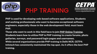 PHP AND ITS IMPORTANCE | PDF