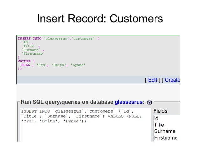 PHP and MySQL.pptx | Databases | Computer Software and Applications