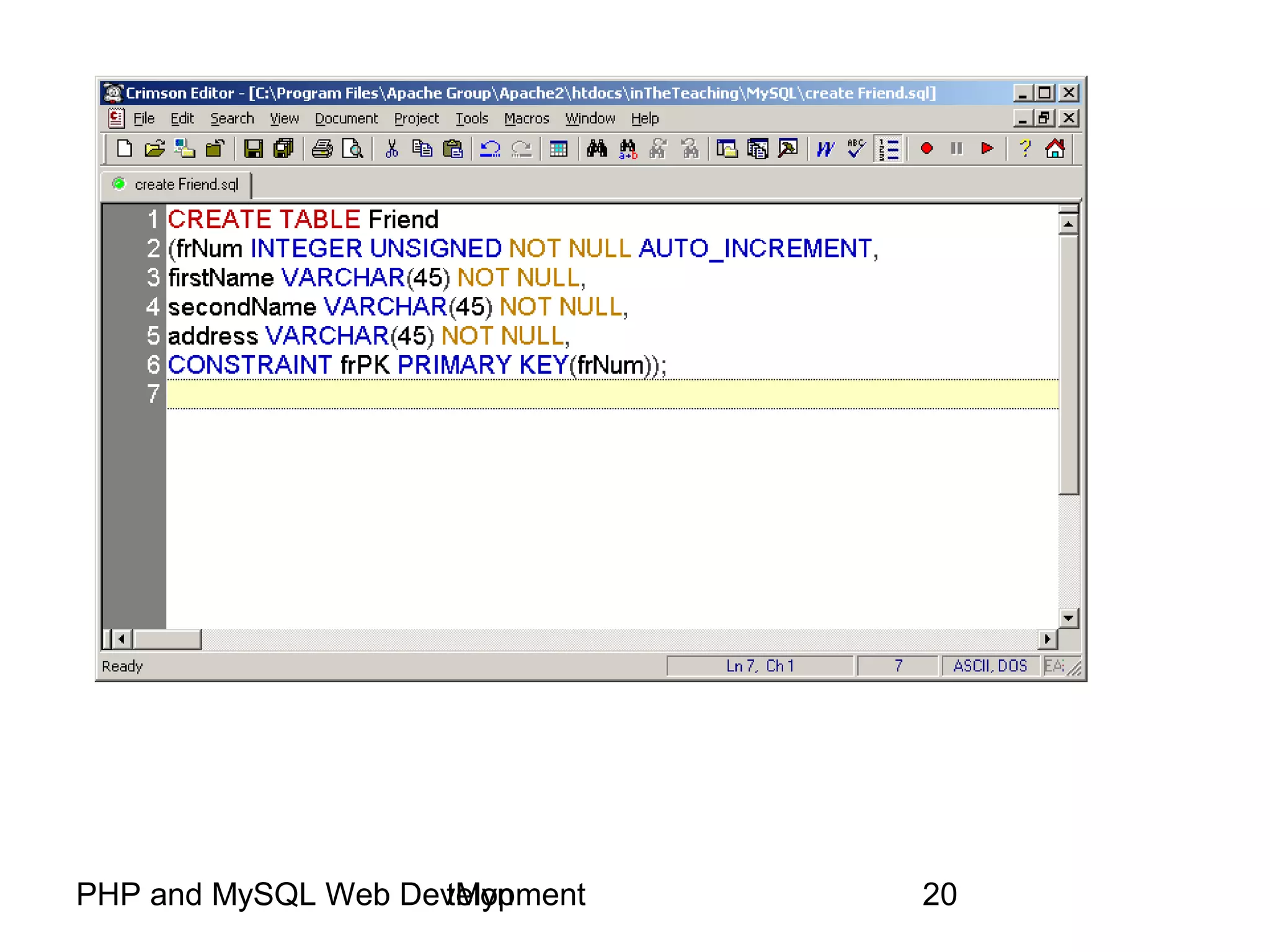 Php And Mysql Web Development Ppt 0618