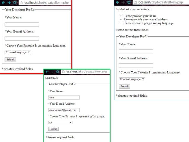 Php and web forms | PPTX