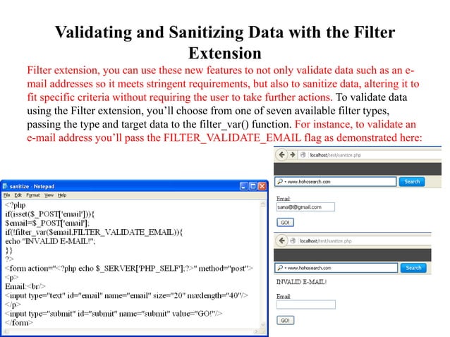 Php and web forms | PPTX