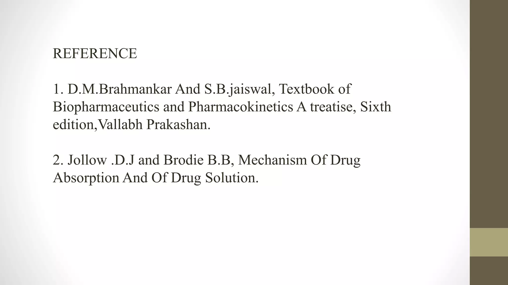 pH partition theory of drug absorption | PPTX
