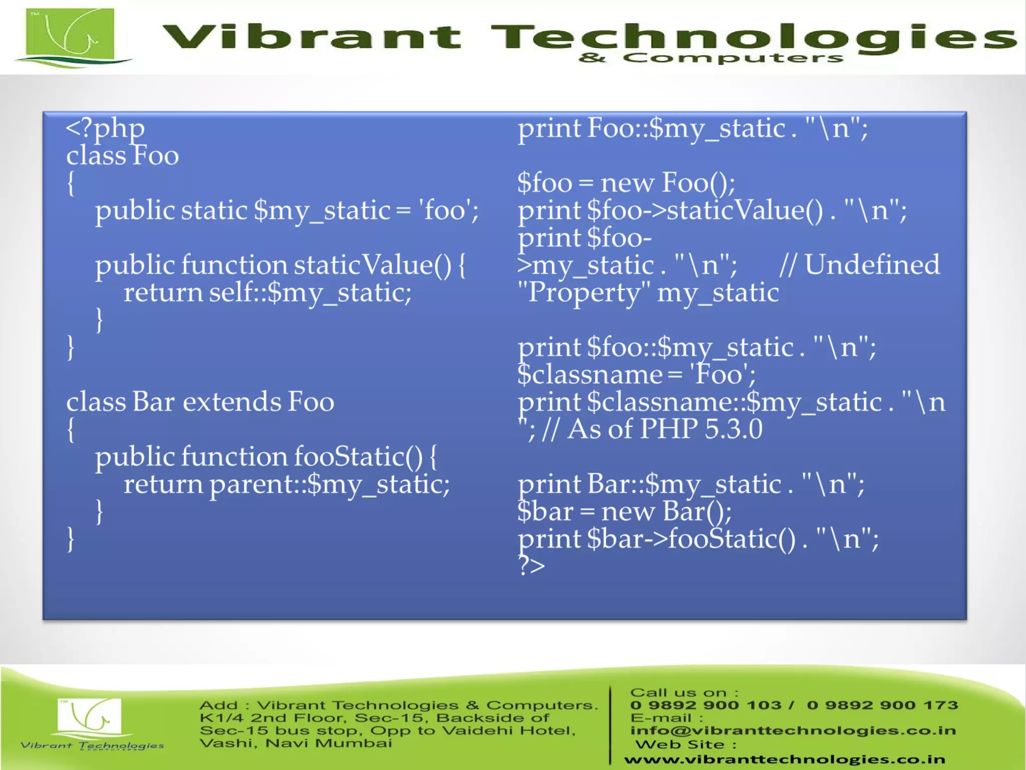 Php Introduction To Object Oriented Programming With Php Ppt 1196