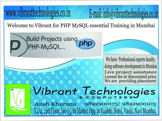 Php Introduction To Object Oriented Programming With Php Ppt Programming Languages Computing