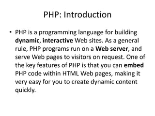 Php basics | PPT