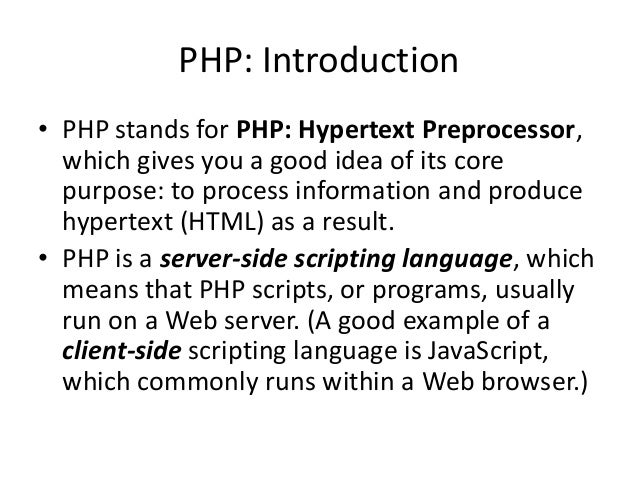Php Basics 