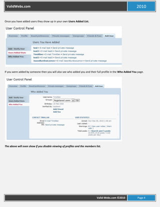 phpBB3 Invitation Only Mod | PDF
